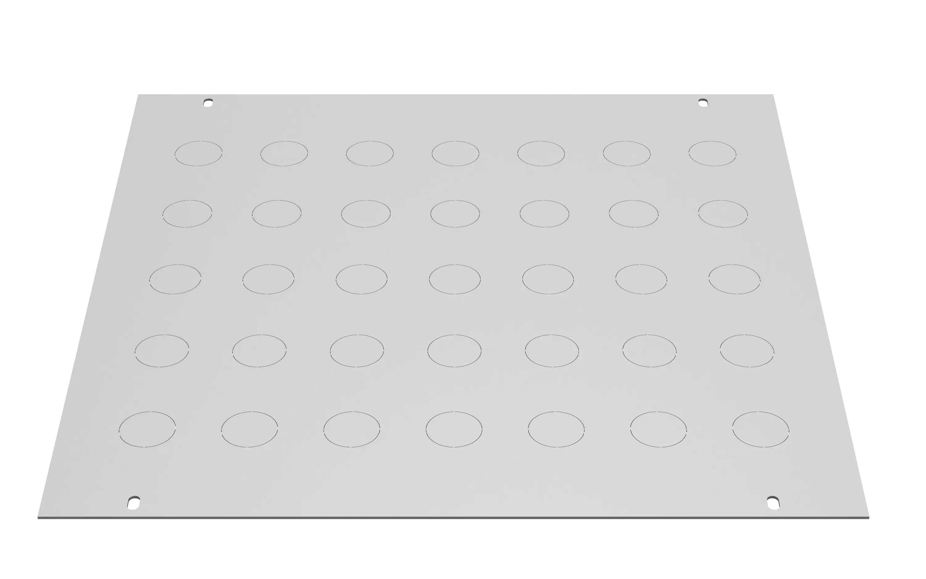Panelplåt 35 knock-outs - MS-30-PP-35