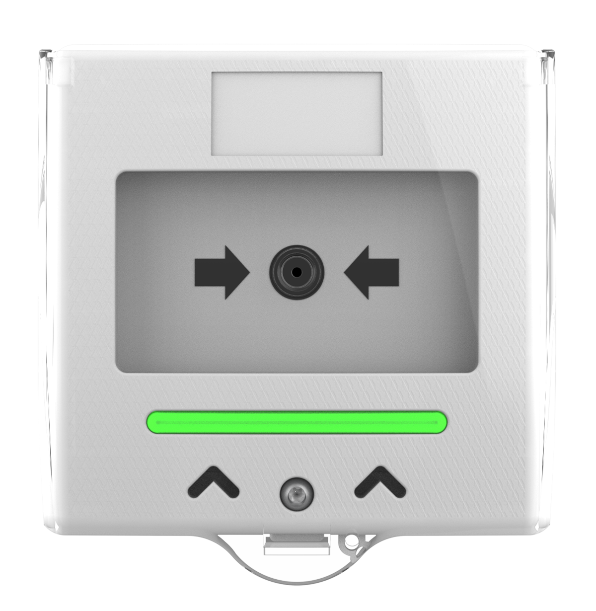 Larmknapp vit med LED indikering - LK-SHOKV3-VT