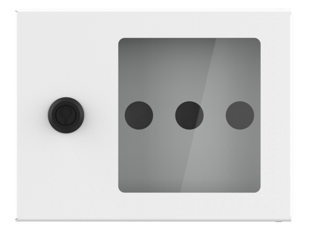 Plåtkapsling för 3 moduler - RLS100-13