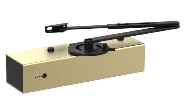 Branddörrstängare Freedor SmartSound Mässing