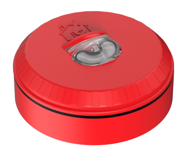 Blixtljus Solista LX Röd EN54-23 Väggmontage IP33 Röd blixt - SOL-LX-W ...